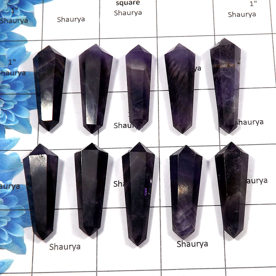 Amethyst - O - MPG997 - 10 Pcs Wholesale Lots Natural Purple Amethyst ...
